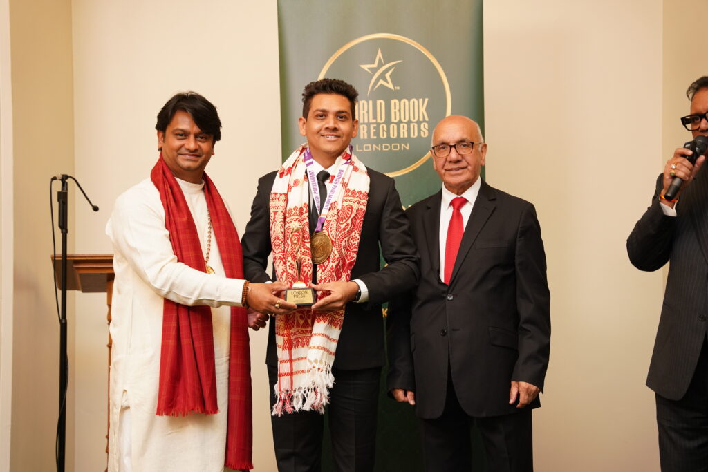 Abhishek Mudgal Honoured by World Book of Records at London